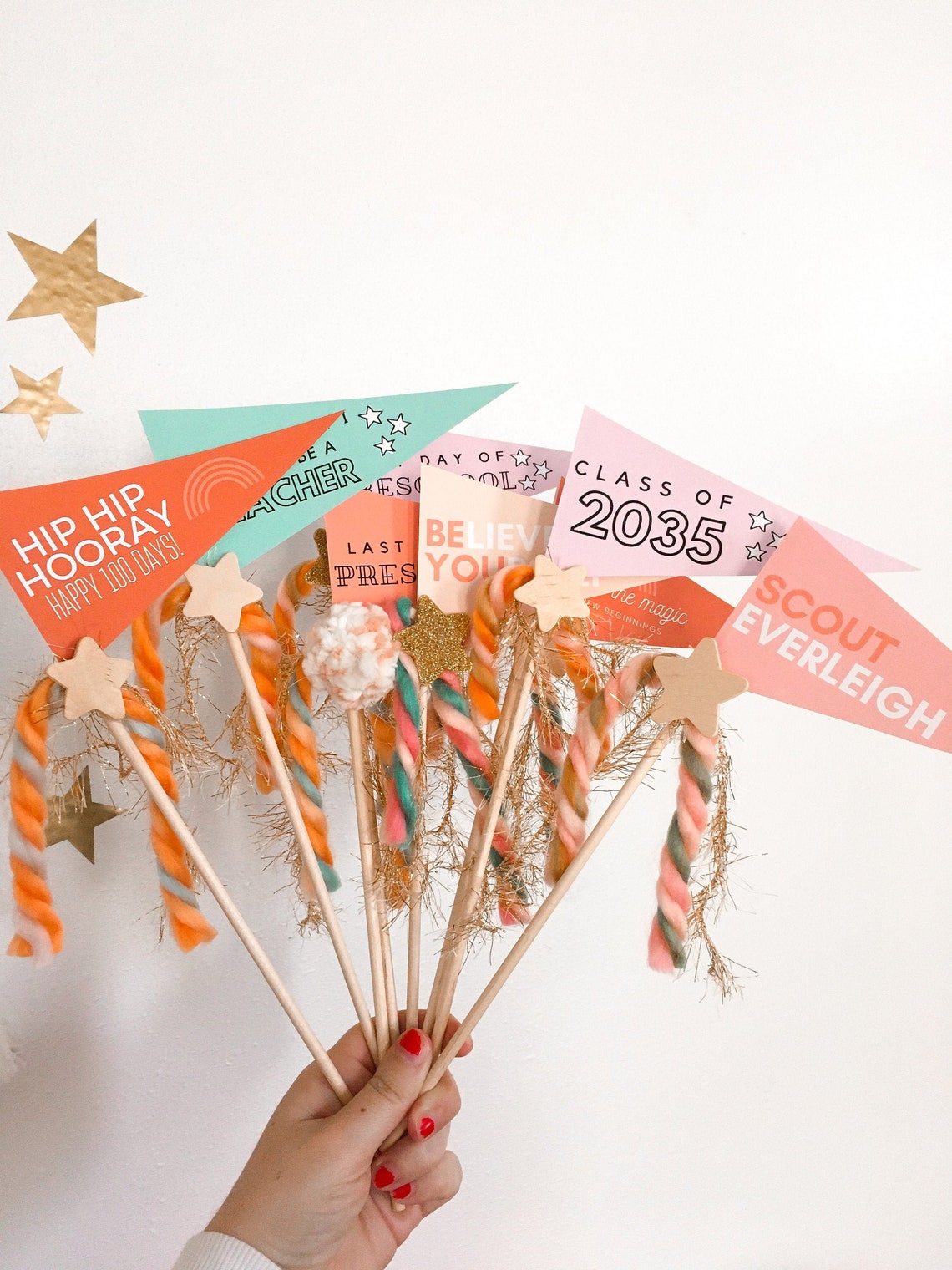 Birthday Girl Pennant Flag, Birthday Girl Printable, DIY Printable ...