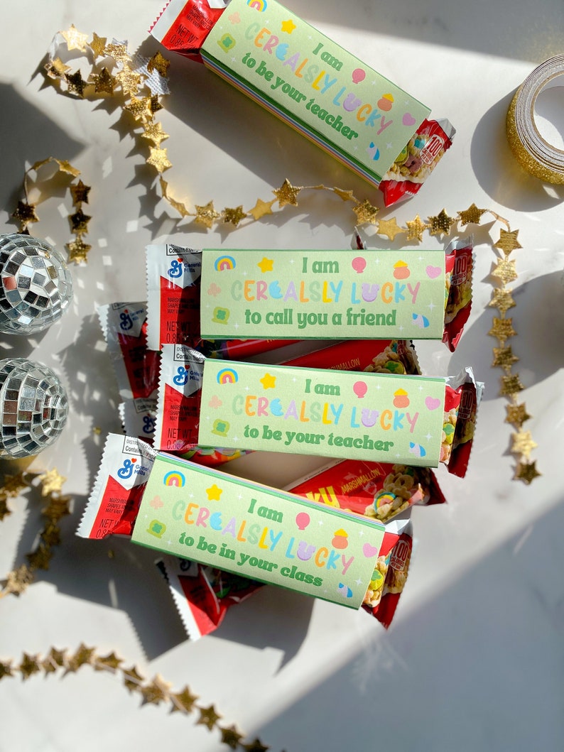 St. Patrick's Day Printable, DIY Birthday Party Favor, School Party ...