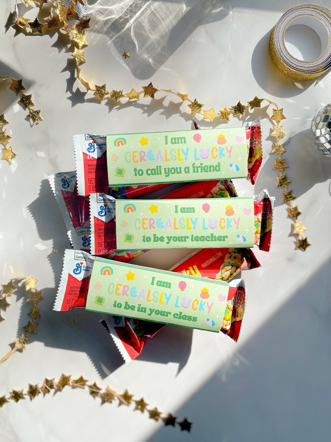 St. Patrick's Day Printable, DIY Birthday Party Favor, School Party ...