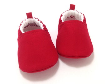 Red Baby Shoes - Etsy