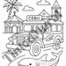 Filipino Jeepney Coloring Pages – 12 Printable Sheets for Kids - Etsy