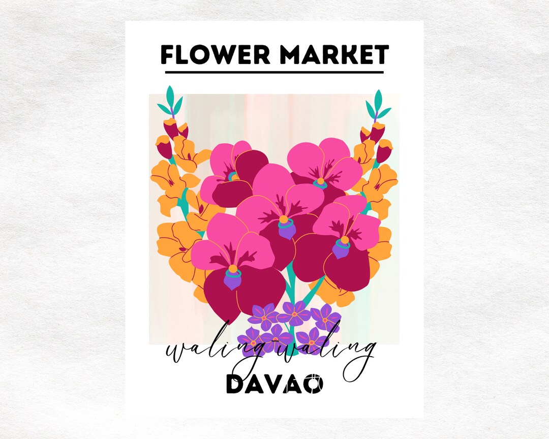 Flower Market: Davao's Waling Waling - Etsy