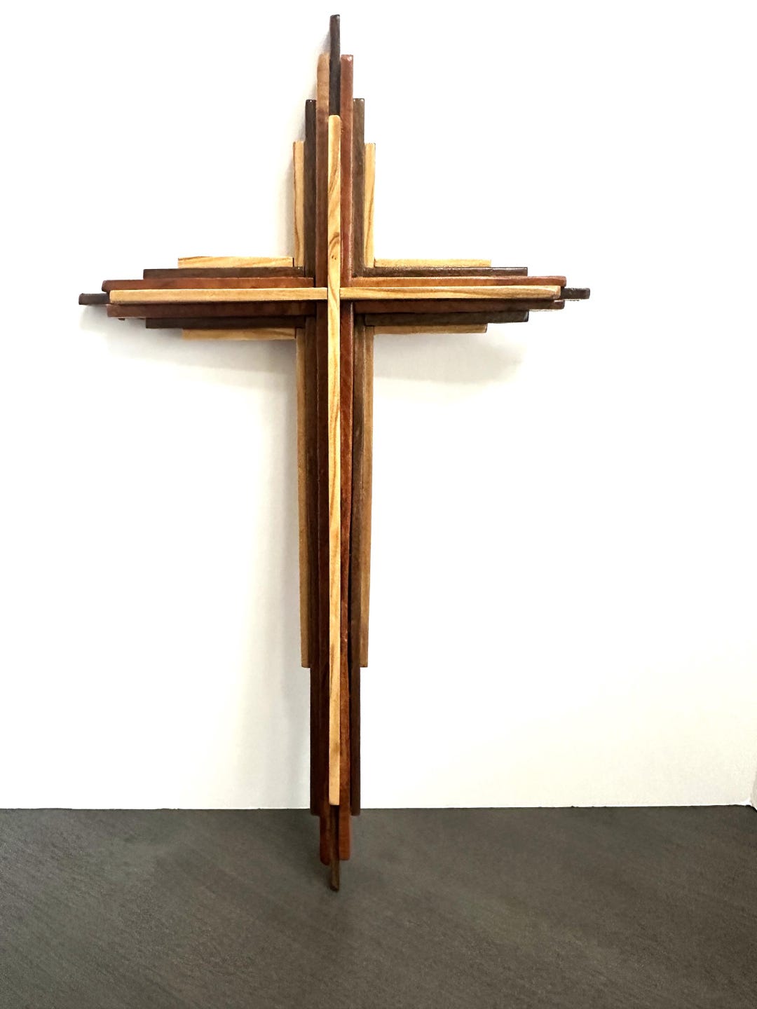 20 Inch Layered Wood Cross - Etsy