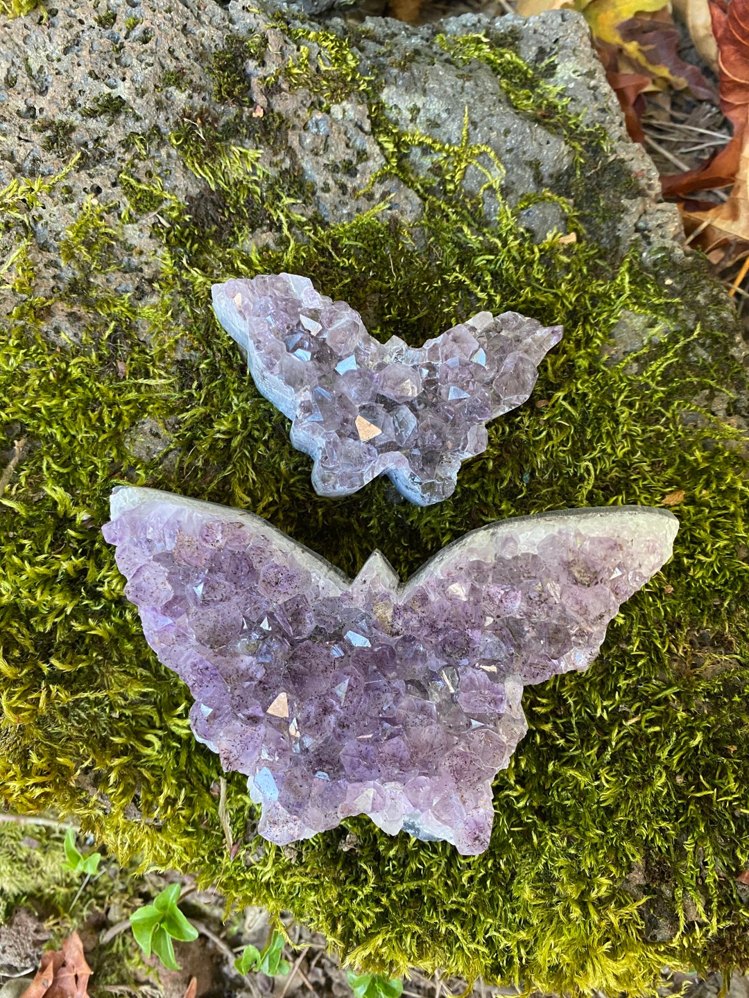 Amethyst Butterfly- Amethyst Geode Butterfly- Geode Butterfly ...