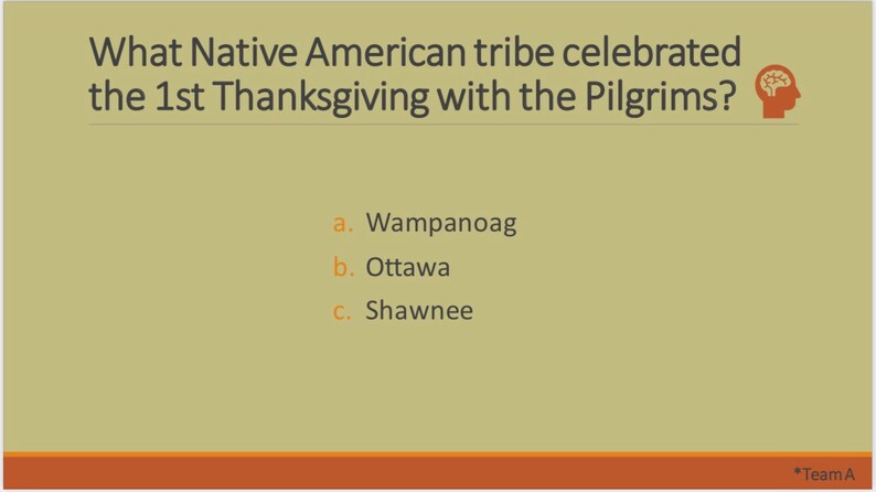 100% Virtual Thanksgiving Turkey Bowl Game School Friend Family Party ...