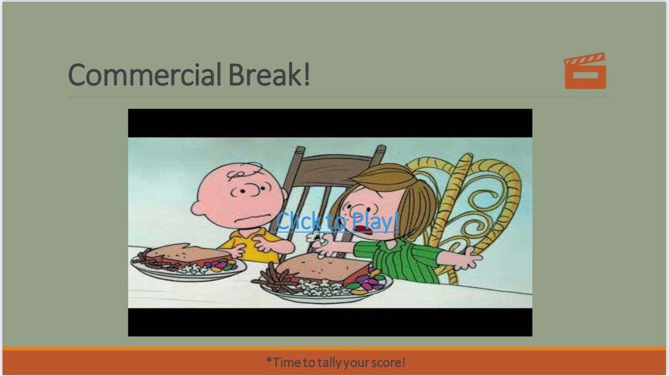 100% Virtual Thanksgiving Turkey Bowl Game School Friend Family Party ...