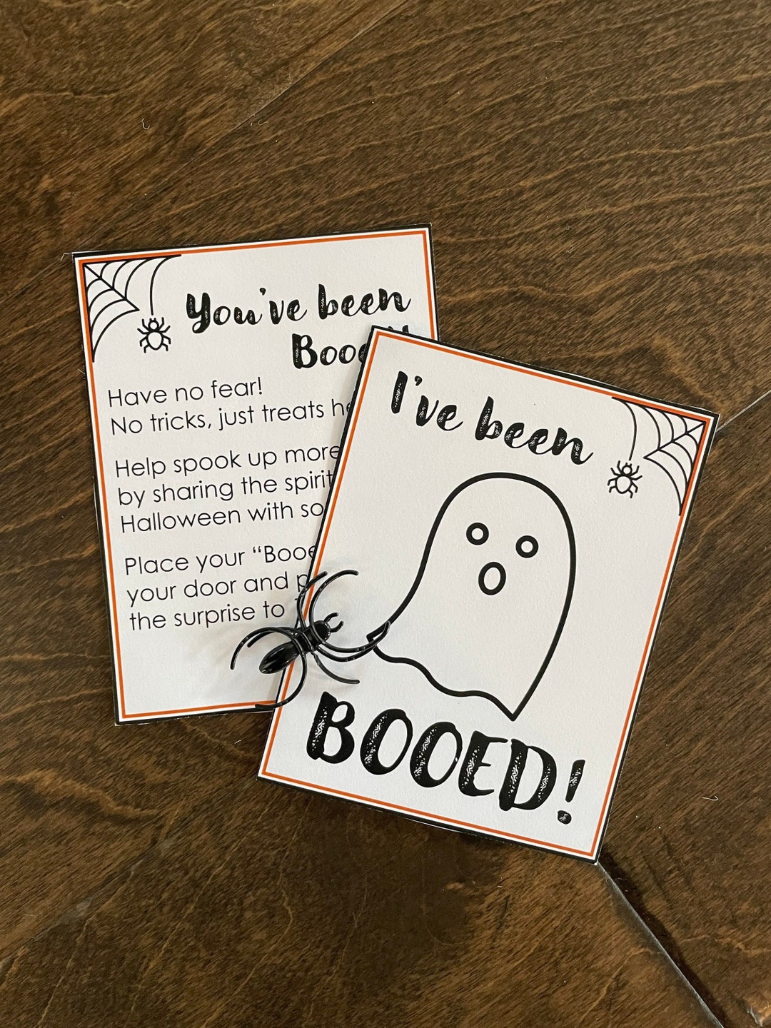 I've Been Booed Halloween Poem Digital Download PDF Easy Print With ...