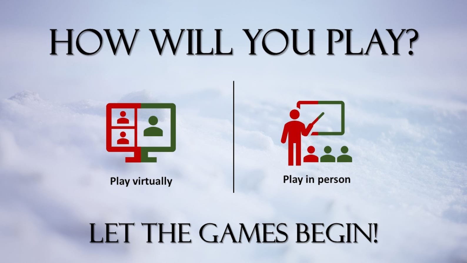 Reindeer Games Christmas Party Virtual Zoom / Google Meet or In-person ...