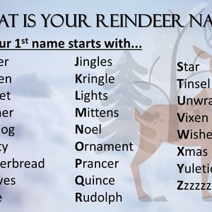 Reindeer Games Christmas Party Virtual Zoom / Google Meet or In-person ...