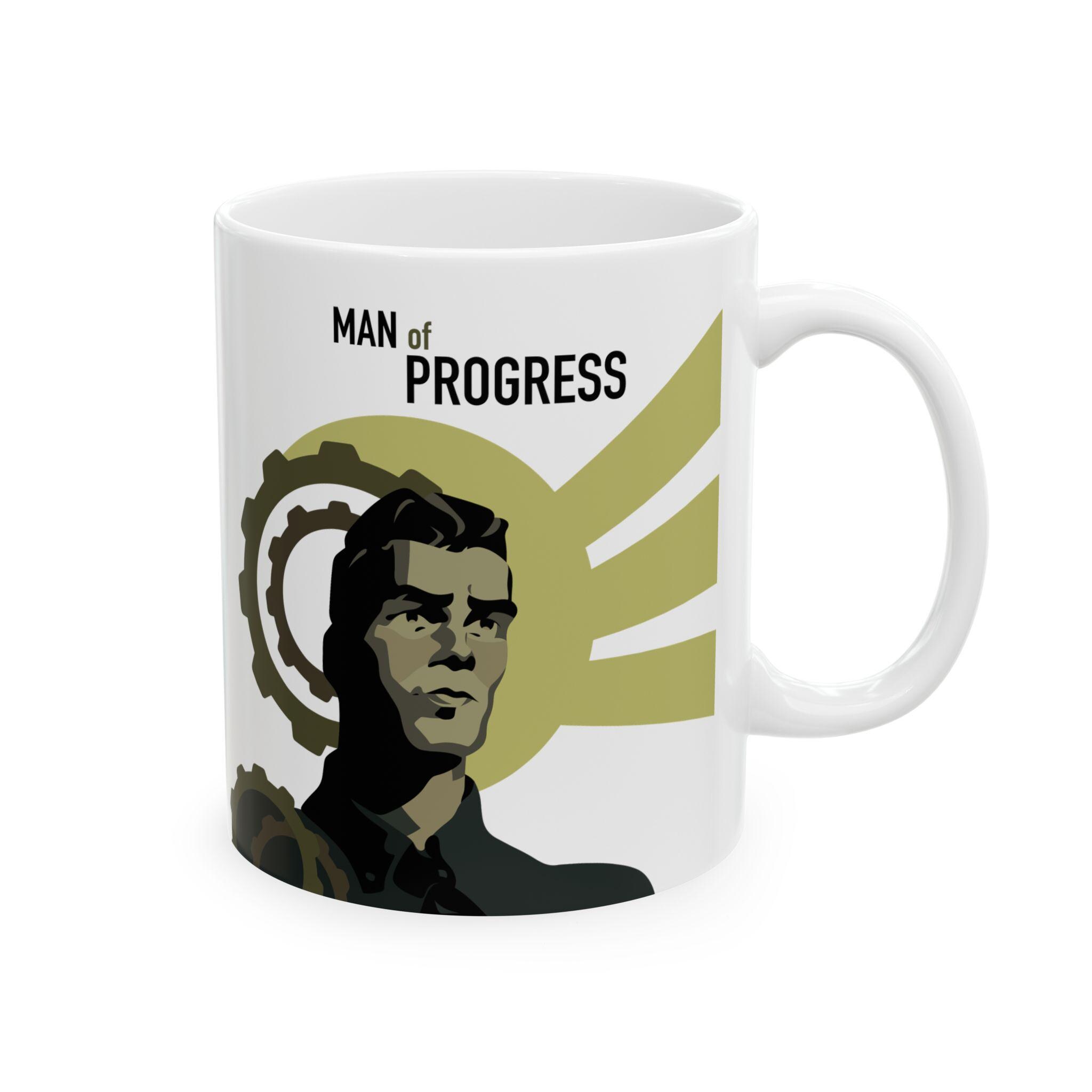 Arcane man of Progress Jayce Mug With Show Logo on Back, Available in ...