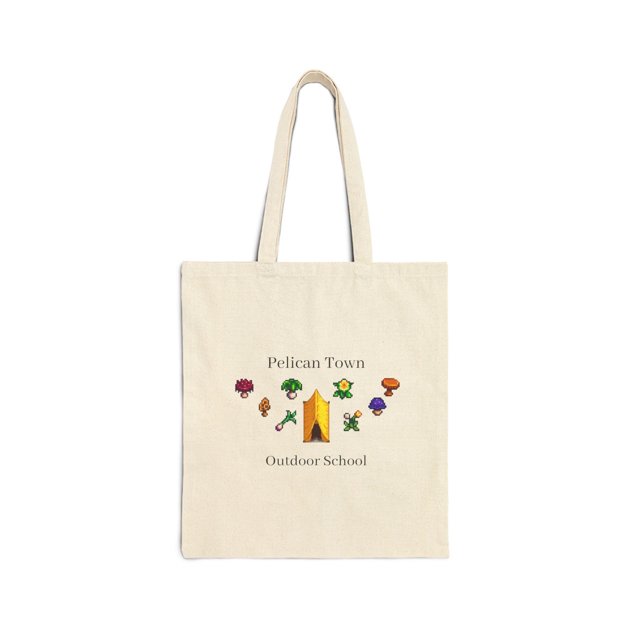 Linus Inspired Stardew Valley Outdoor School Canvas Tote Bag Stardew ...