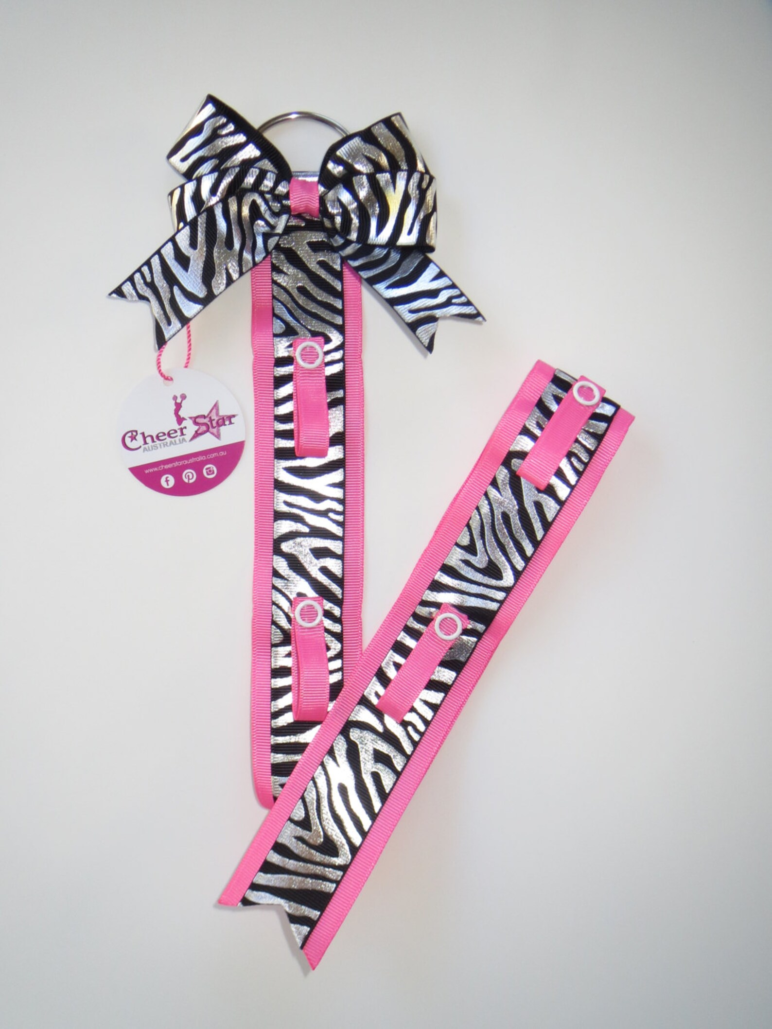 Cheer Bow Hanger Holder for Cheer Bows, Dance Bows, Girls Bedroom Wall ...