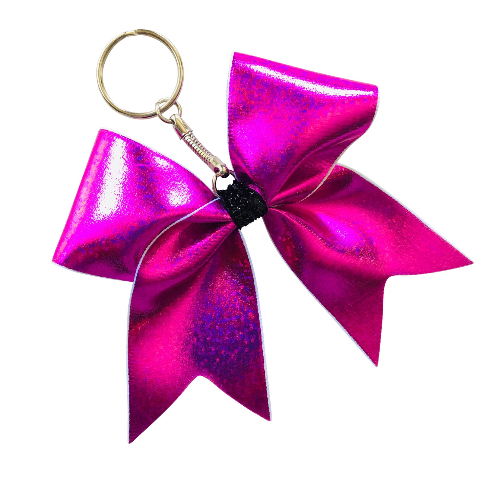 Cheerleader bow key chain cheer bow keychain cheerleading | Etsy