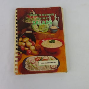 Recipes on Parade Salads and Appetizers Cookbook Mormon Cook Book 1968 ...