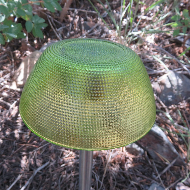 Set of 4 Glass Solar Lights 4 Assorted Color Up-cycled - Etsy