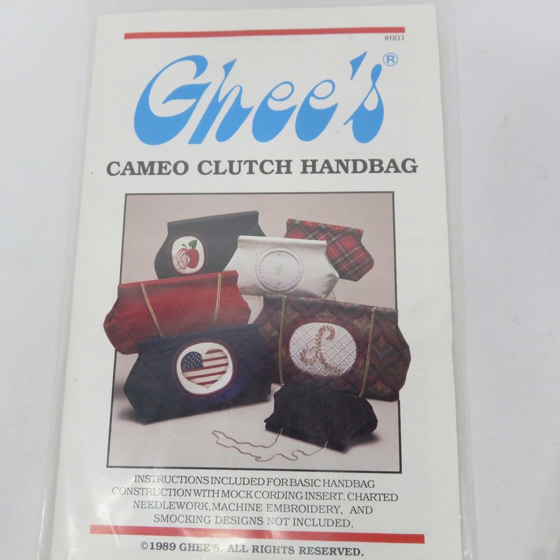 Lot of 6 Handbag Purse Sewing Patterns Ghee's Satchel - Etsy