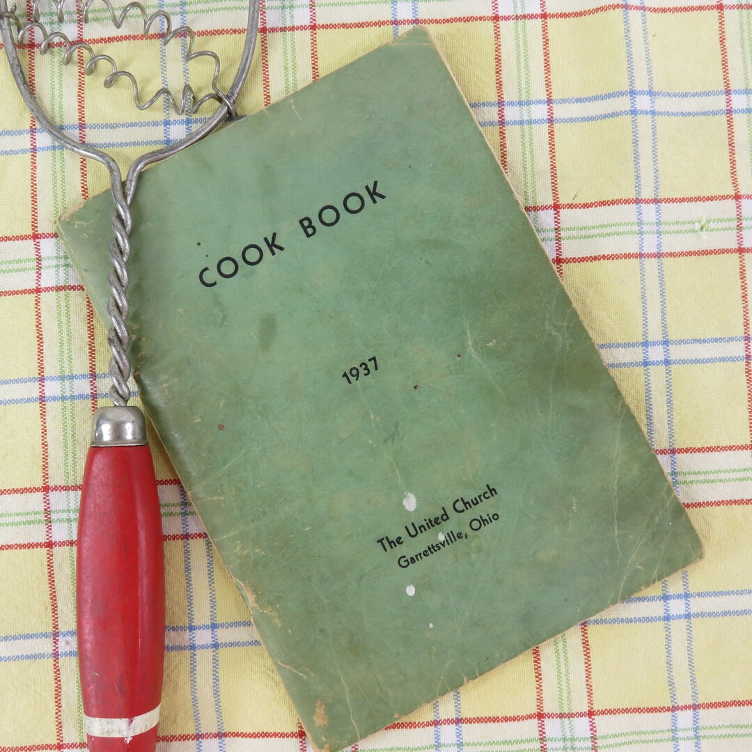 The United Church of Garrettsville Ohio Cook Book 1937 - Etsy