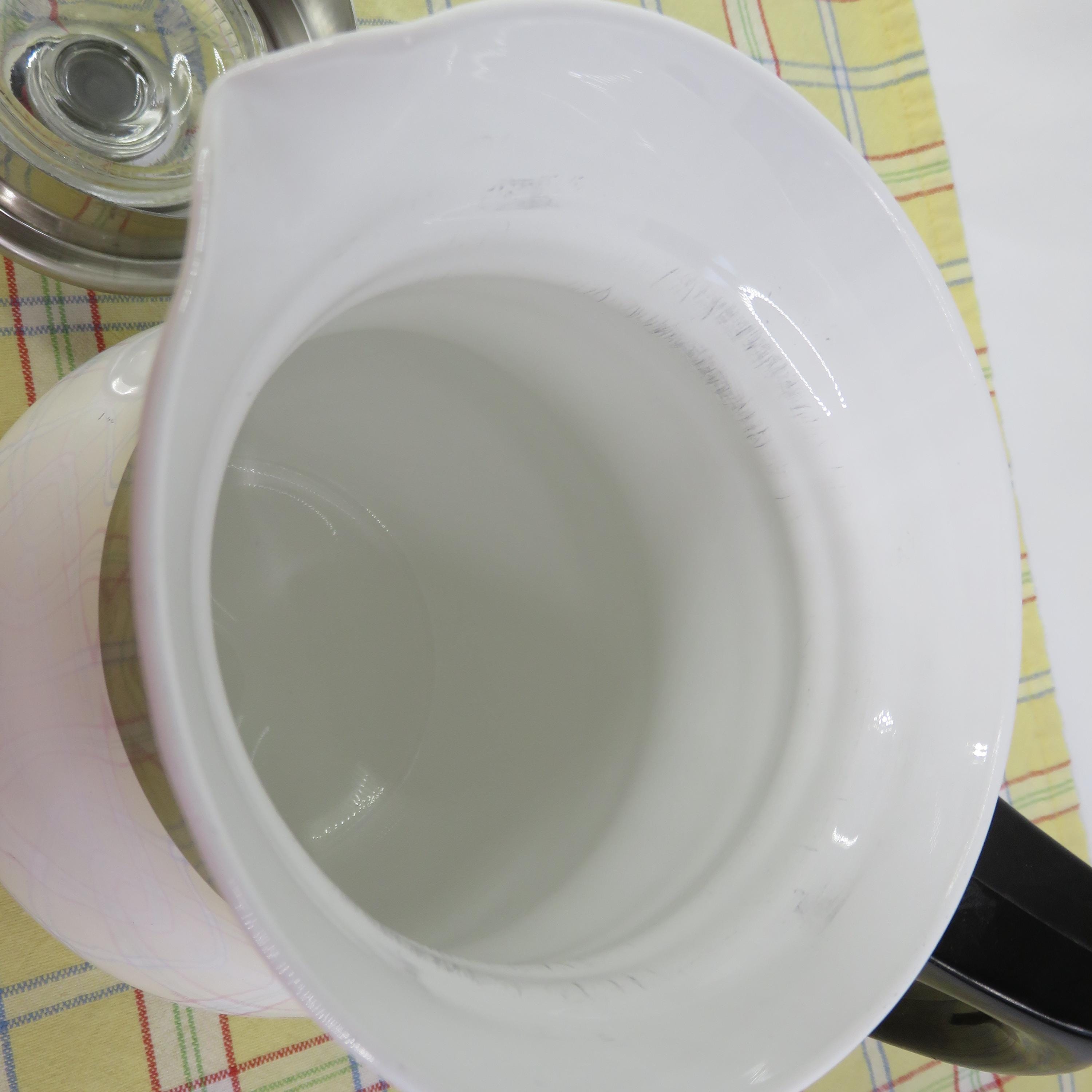 Corning Centura 4 Cup Beverage Maker White Tea Pot Stovetop Kettle ...