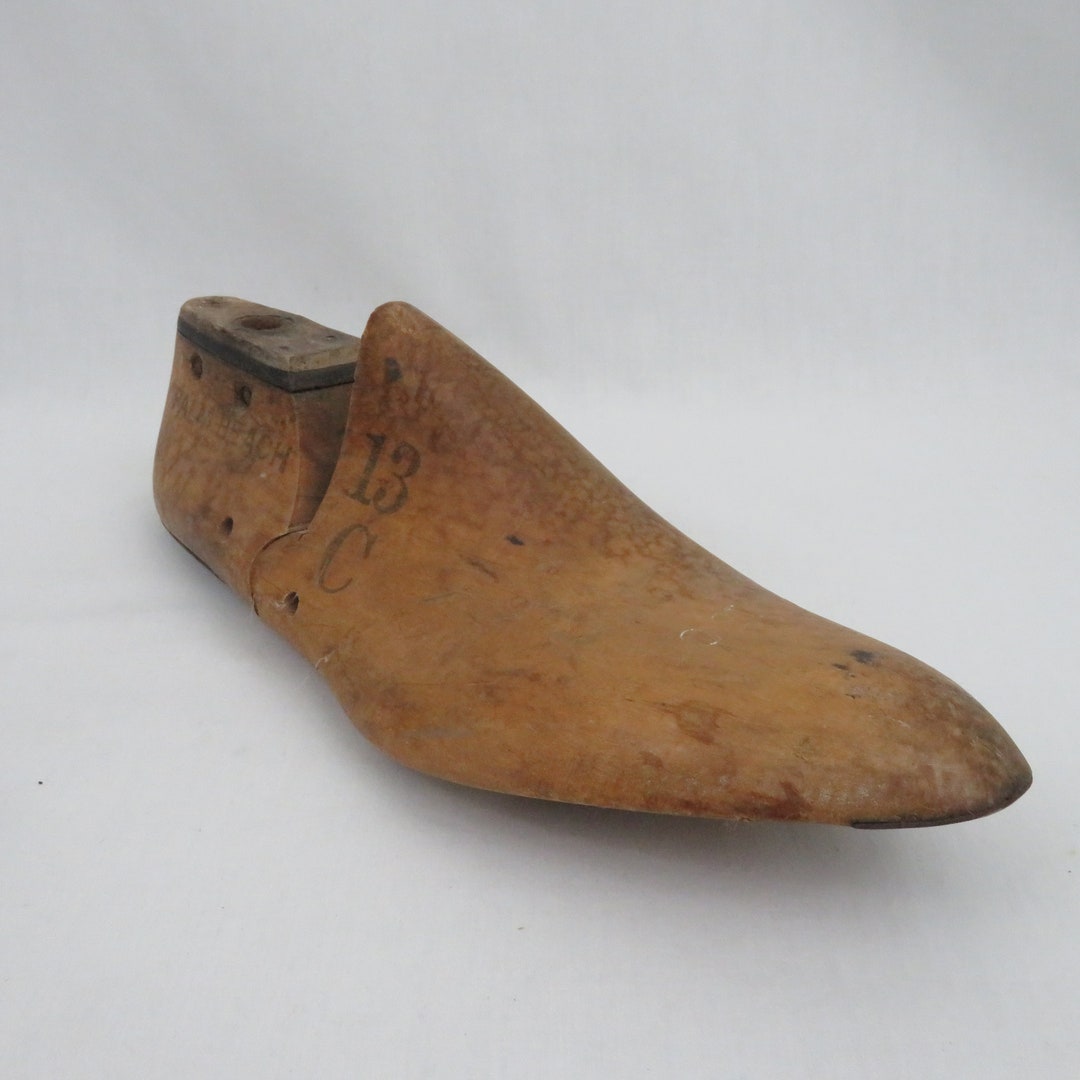 Vintage Wood Cobbler's Shoe Mold - Palm Beach Articulating Wooden Adult ...