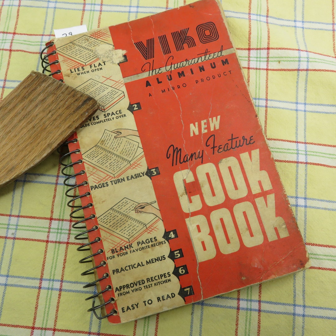 Viko Aluminum New Many Feature Cook Book 1939 Vintage Mirro Cookware ...