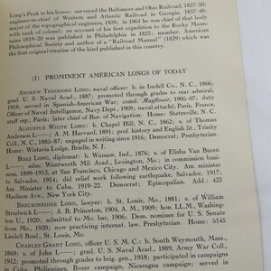 Long Family Records Vintage 1929 by J. Montgomery Seaver Genealogy ...