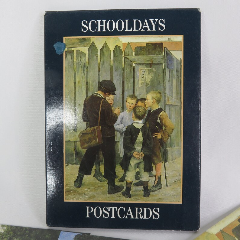 Schooldays Postcards Folio and 10 Art Postcards Featuring | Etsy