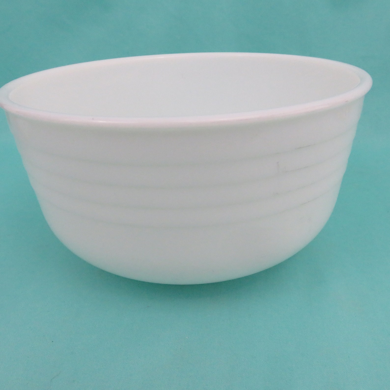 Pyrex General Mills Opal Ringed Stand Mixer Bowl Large White - Etsy