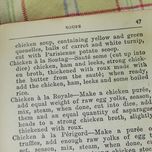 Lot of 2 Antique Professional Chef Recipe Books 1904 A Selection of ...