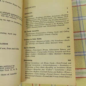 Modern Manners Etiquette for All Occasions by Carolyn Shaw 1950s Self ...