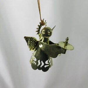 Brass Filigree Angel Ornaments Set of 4 Centurion Collection 3" Tall ...