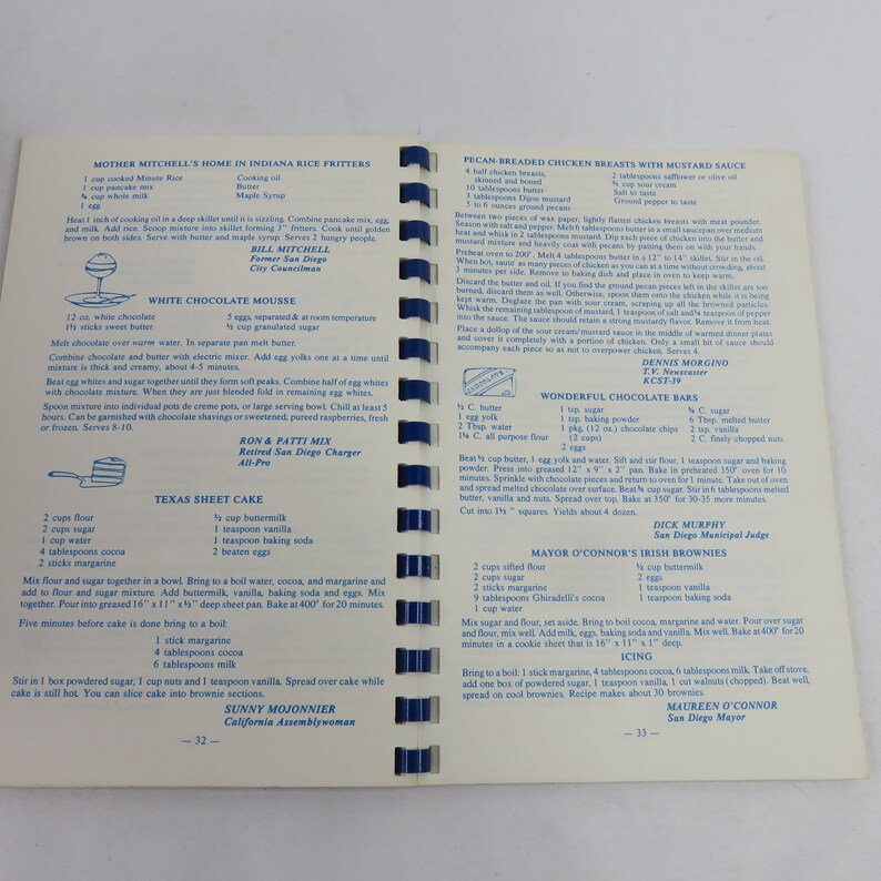 What's Cooking San Diego Cookbook 1986 Edition Favorite Recipes of San ...