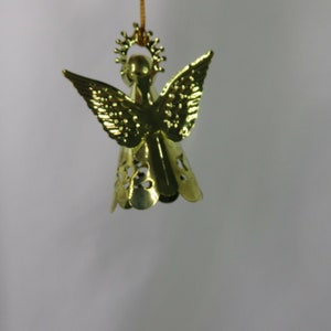 Brass Filigree Angel Ornaments Set of 4 Centurion Collection 3" Tall ...