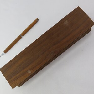 Vintage Hallmark Cherry Wood Pen in Original Wooden Box Ball Point Pen ...