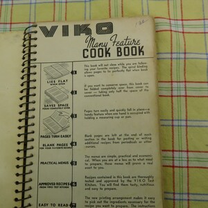 Viko Aluminum New Many Feature Cook Book 1939 Vintage Mirro Cookware ...