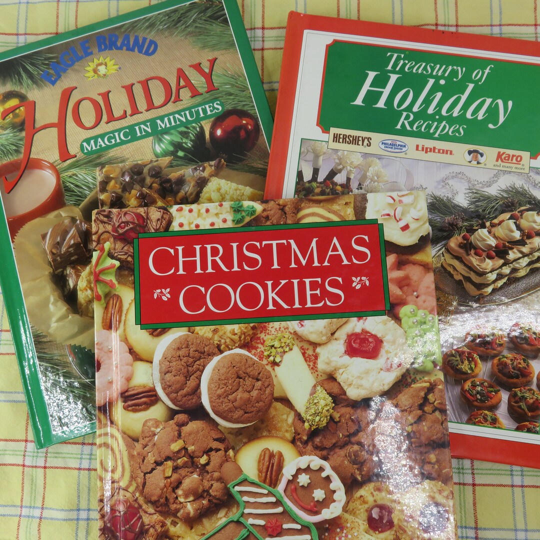 Vintage Holiday Famous Brands Cookbooks Lot of 3 Christmas Cookies ...