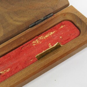 Vintage Hallmark Cherry Wood Pen in Original Wooden Box Ball Point Pen ...