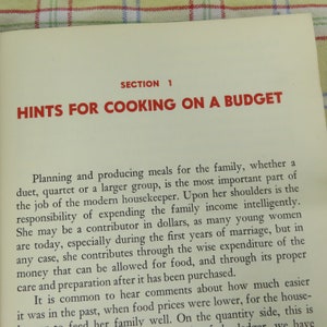 The Short-cut Cook Book by Edith Barber 1952 1st Edition Budget Recipes ...