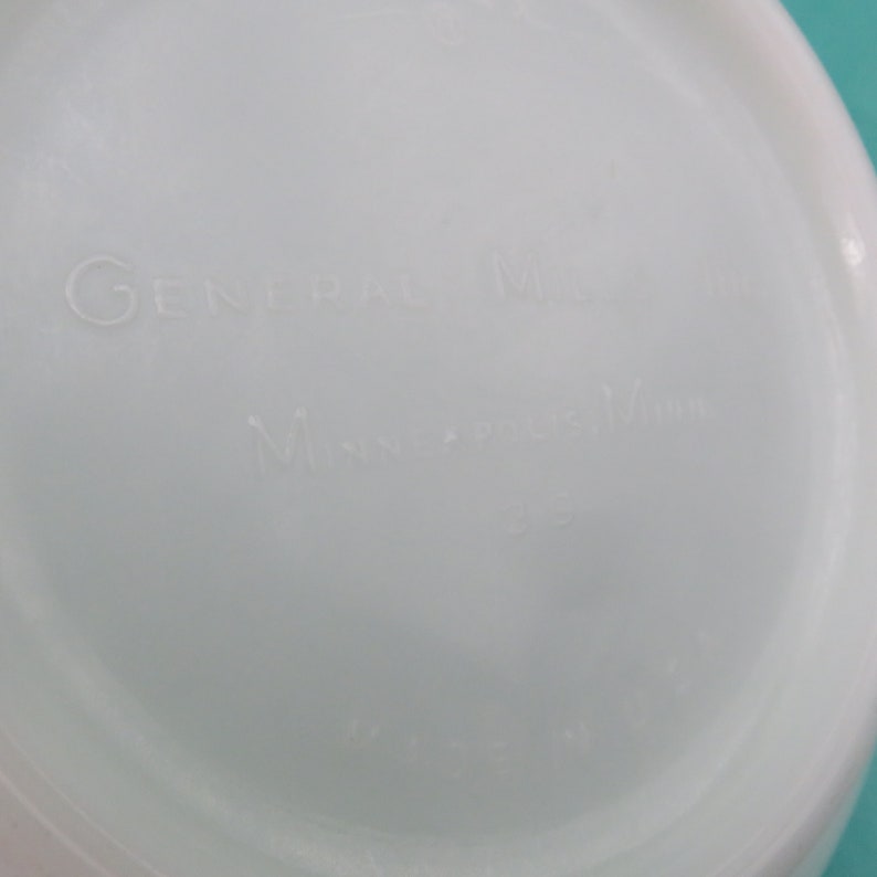 Pyrex General Mills Opal Ringed Stand Mixer Bowl Large White - Etsy