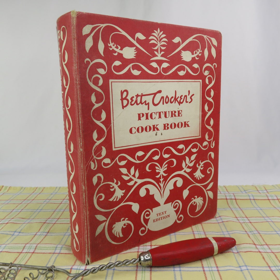 Betty Crocker's Picture Cook Book Binder 1950 1st Ed 2nd Printing ...