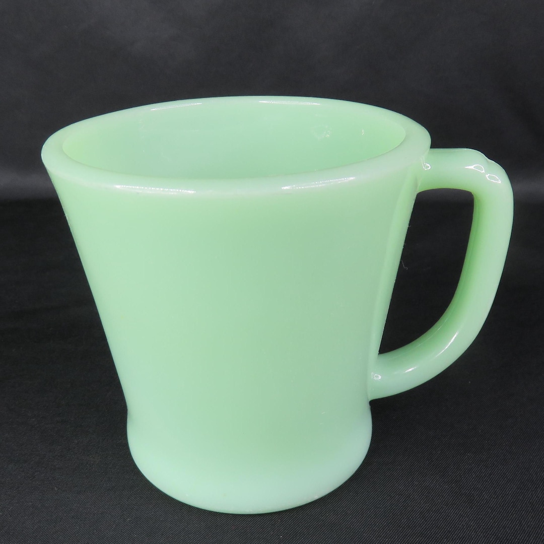 Fire King Jadeite Coffee Mug D Handle 1950s Vintage Cup Green Glass - Etsy