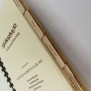 Sunriver A Second Helping Cook Book 1984 Sunriver Women's Club Oregon ...