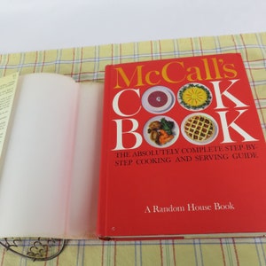 Mccall's Cook Book 1963 Step-by-step Cooking and Serving Guide Cookbook ...