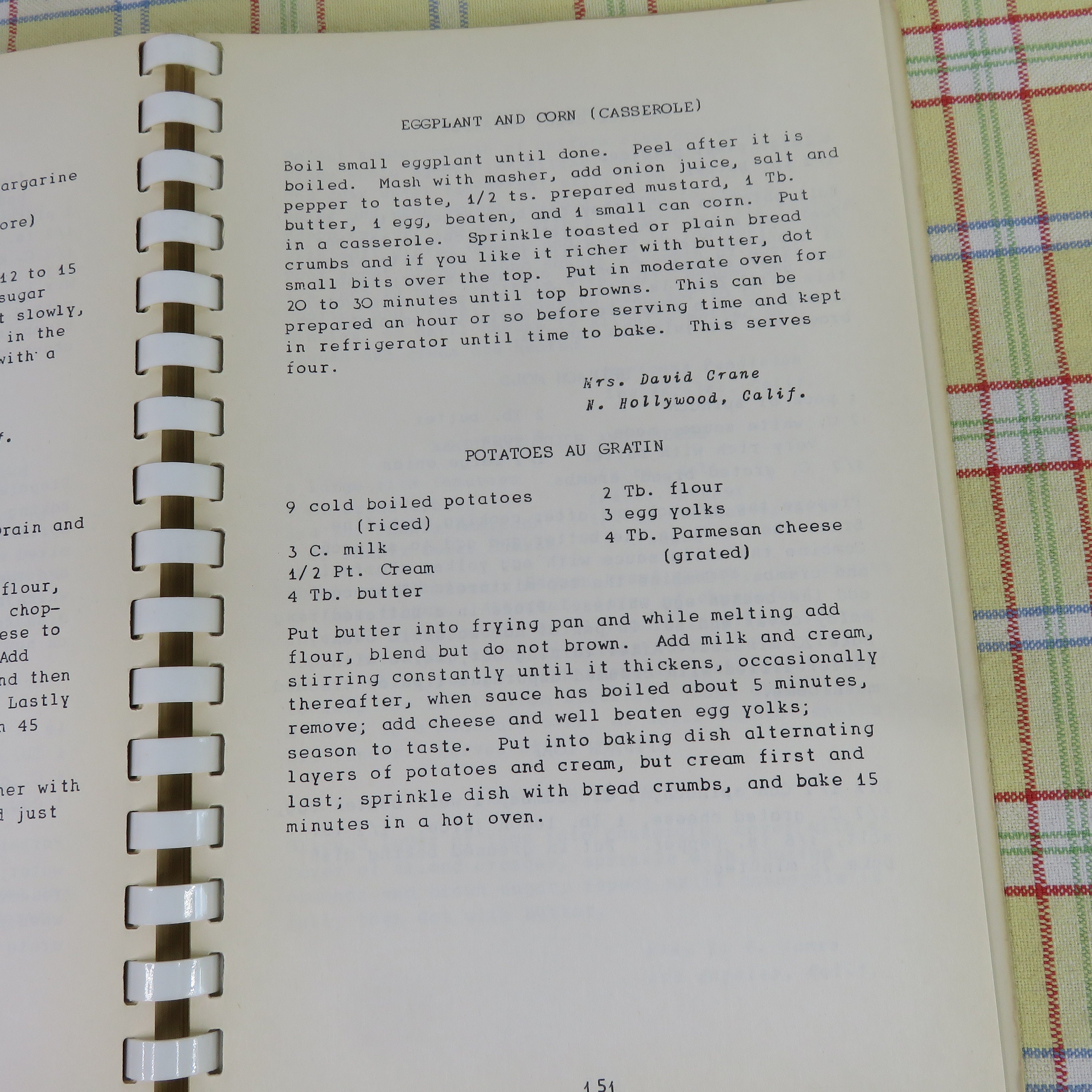Auxiliary Cook Book Insuring Good Eats 1950s Farmer's Insurance Agent ...