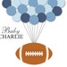 Football Guest Book Baby Shower Guest Book Alternative Birthday Guest ...
