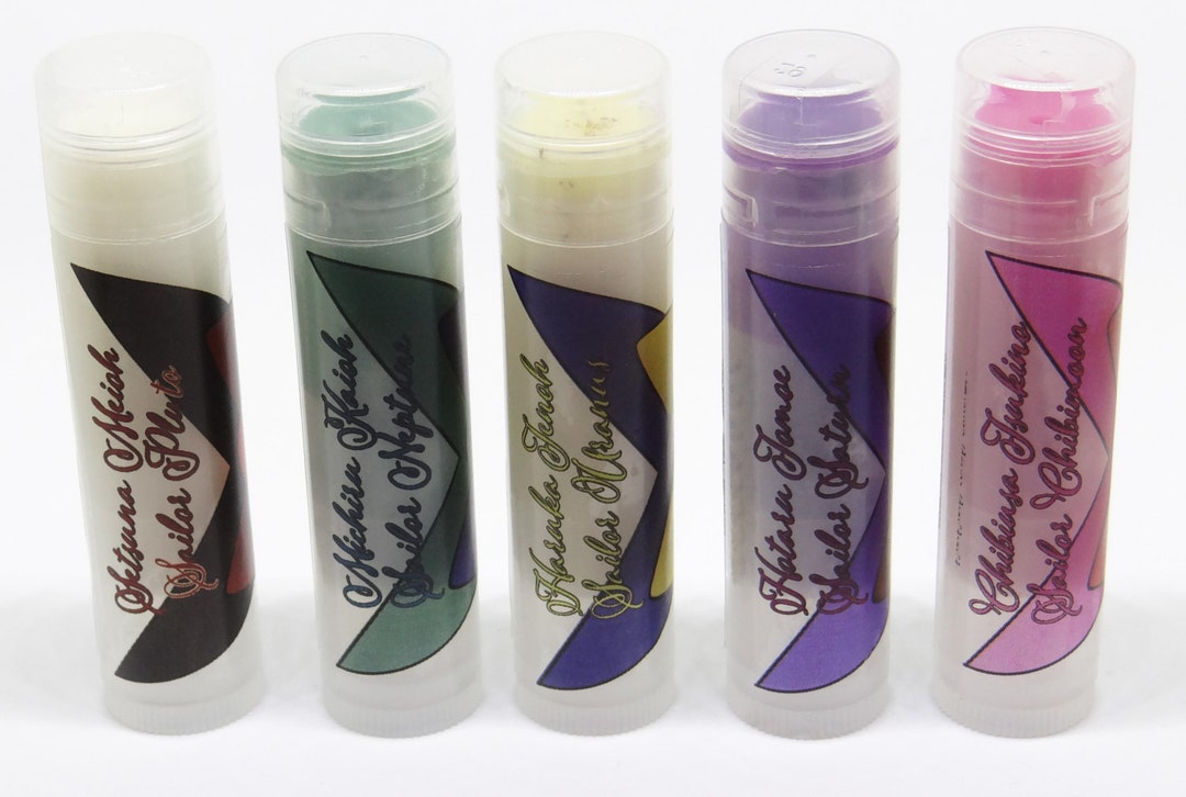 Handmade Beeswax Lip Balms, Sailor Moon Outer Senshi & Chibiusa ...