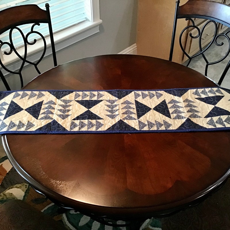 Patchwork Table Runner - Etsy