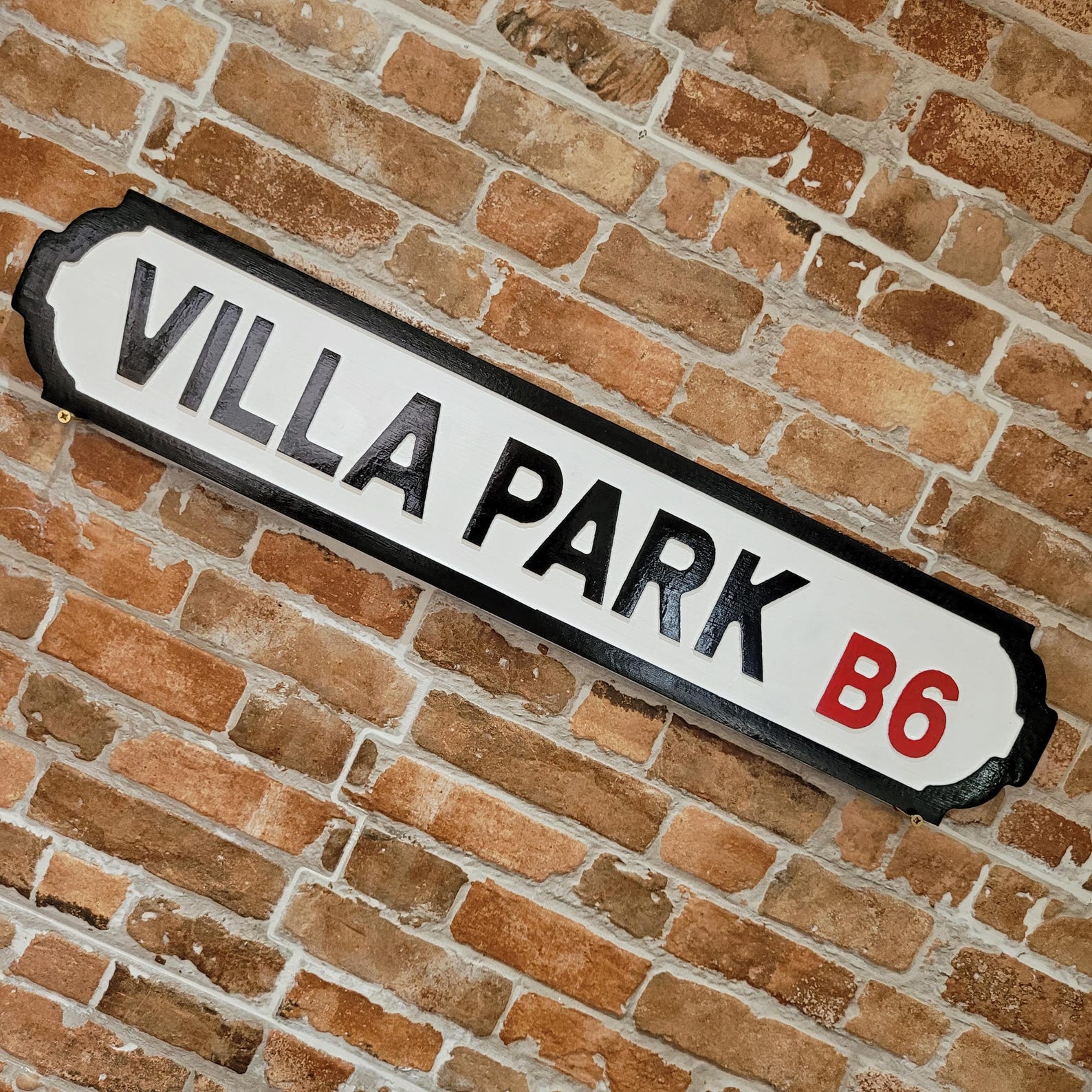 Villa Park Old Fashioned Football Street Sign - Etsy