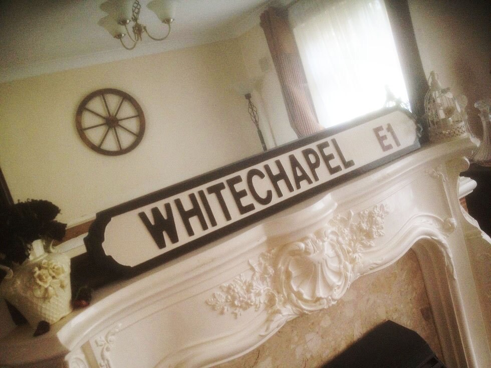 Whitechapel Old Fashioned Wood London Street Sign - Etsy