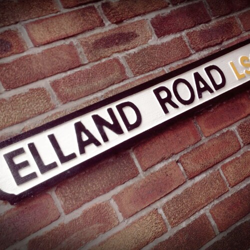 Elland Road Faux Cast Iron Old Fashioned Leeds Street Sign - Etsy