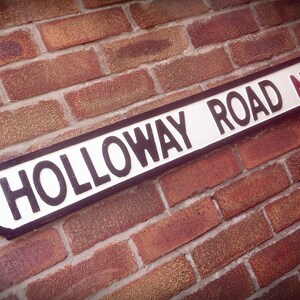 Holloway Road Old Fashioned Faux Cast Iron London Street Sign - Etsy